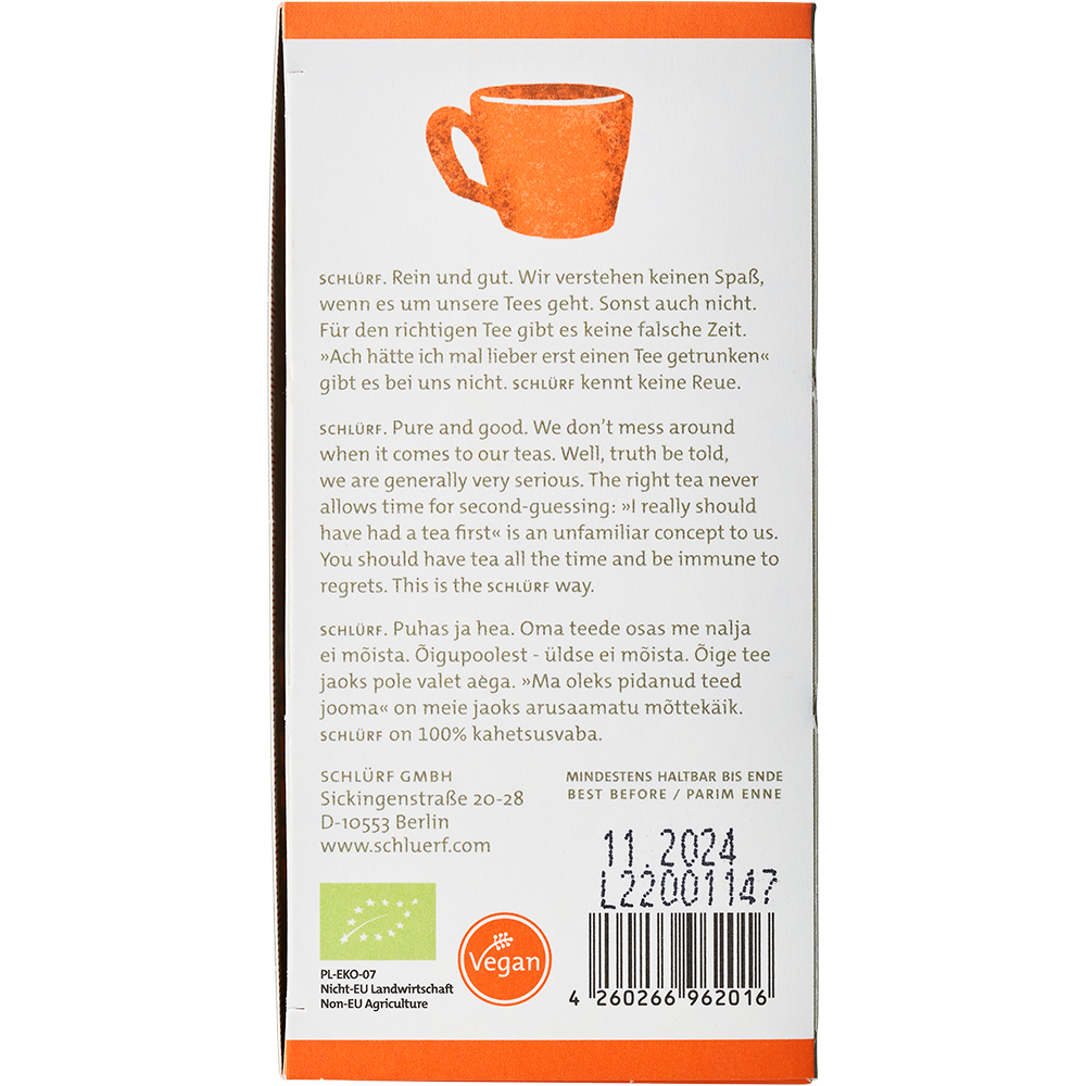 Schlürf - Büdel - Frau Lührs Jasmine Tea BIO | 440100