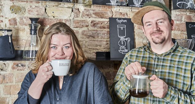 Kaffeezubereitung mit der Carl Henkel Kanne